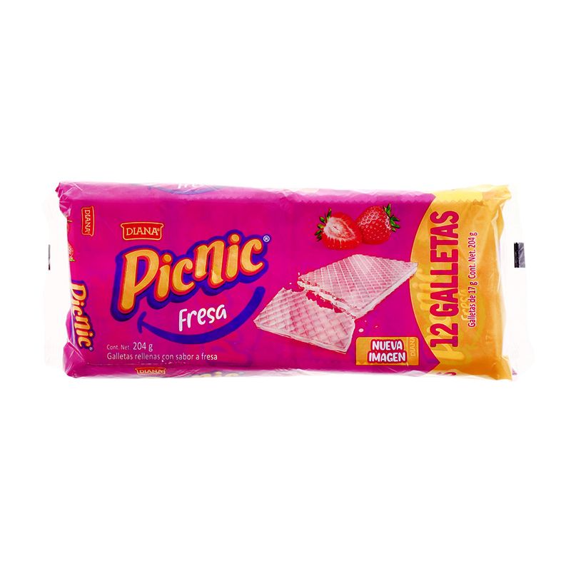 Galleta Diana Picnic Fresa 204 Gr