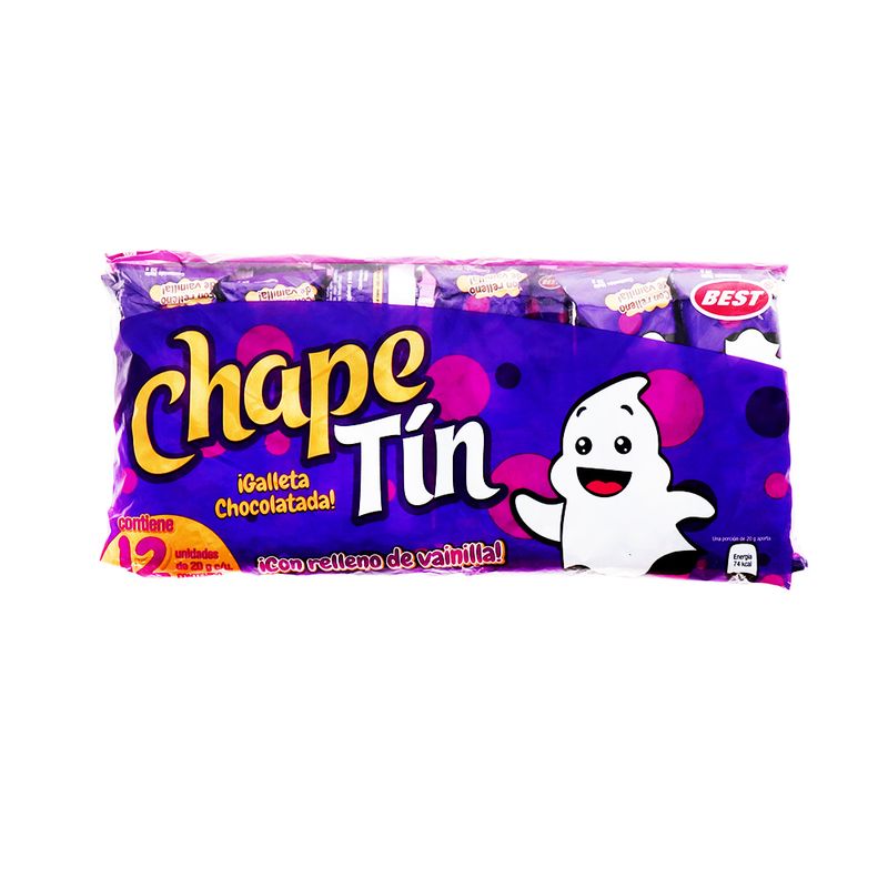 Galleta Best ChapetÍn Chocolatada Relleno De Vainilla 240 Gr