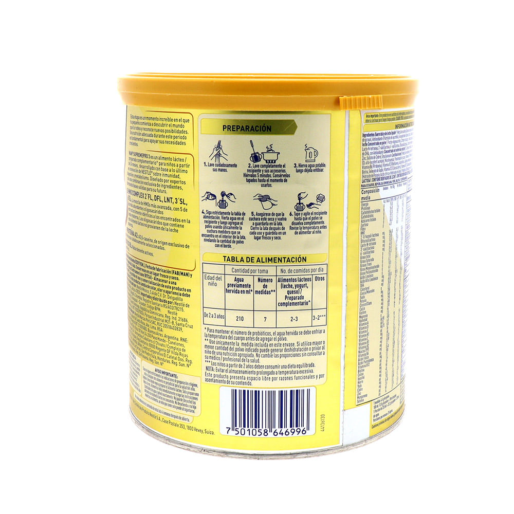 Complemento Alimenticio Nestle Nan Supreme Pro 800 Gr