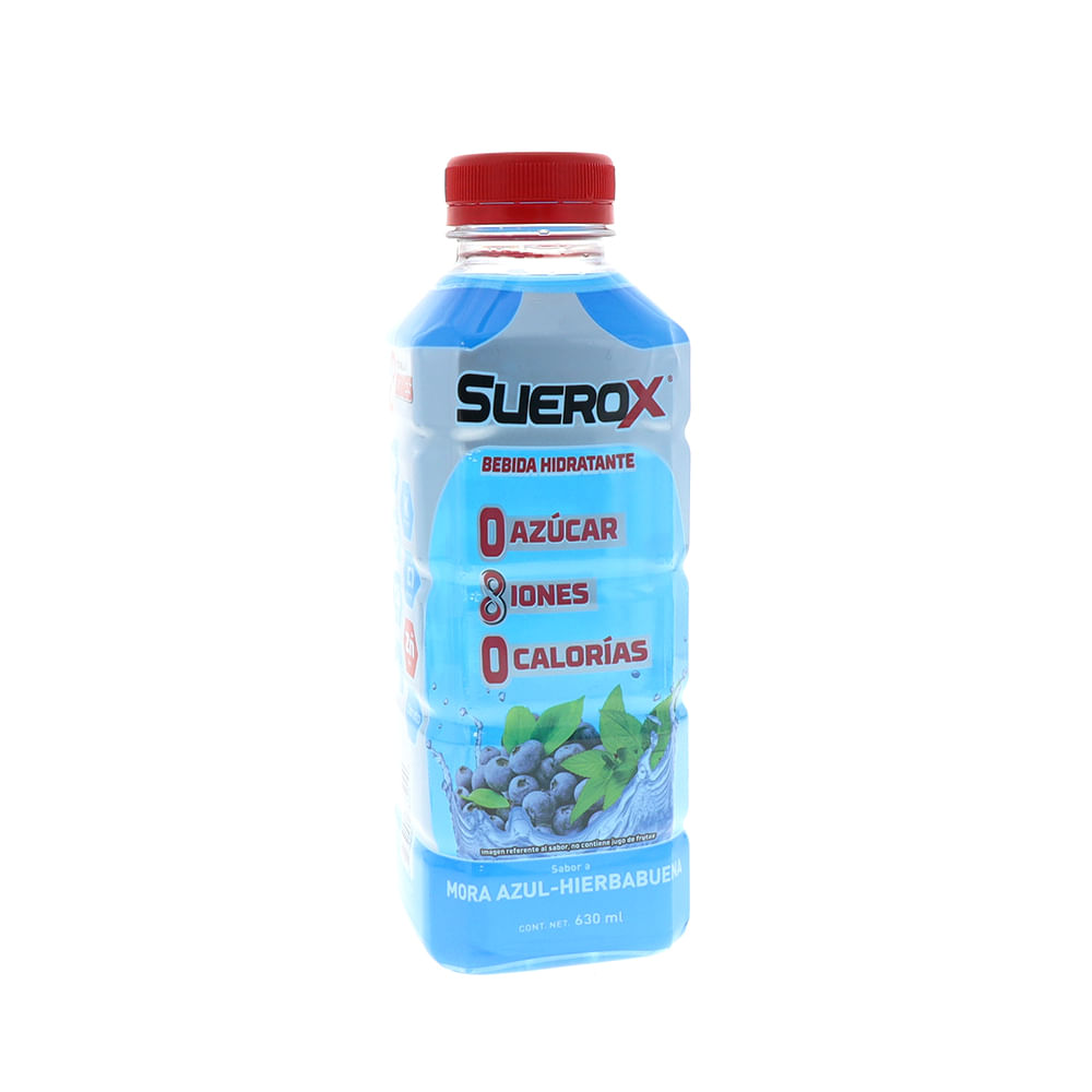 Bebida Hidratante Suerox Mora Azul & Hierbabuena 630 Ml