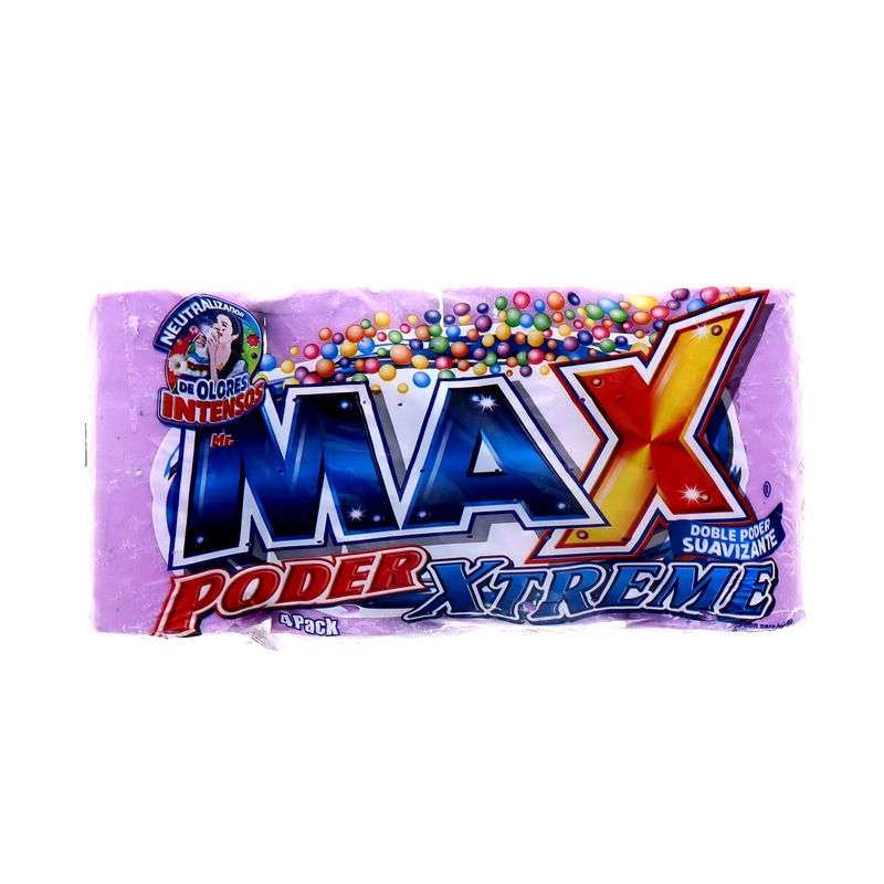 4Pack Jabón Mr.Max Poder Doble Poder Suavizante 400 Gr