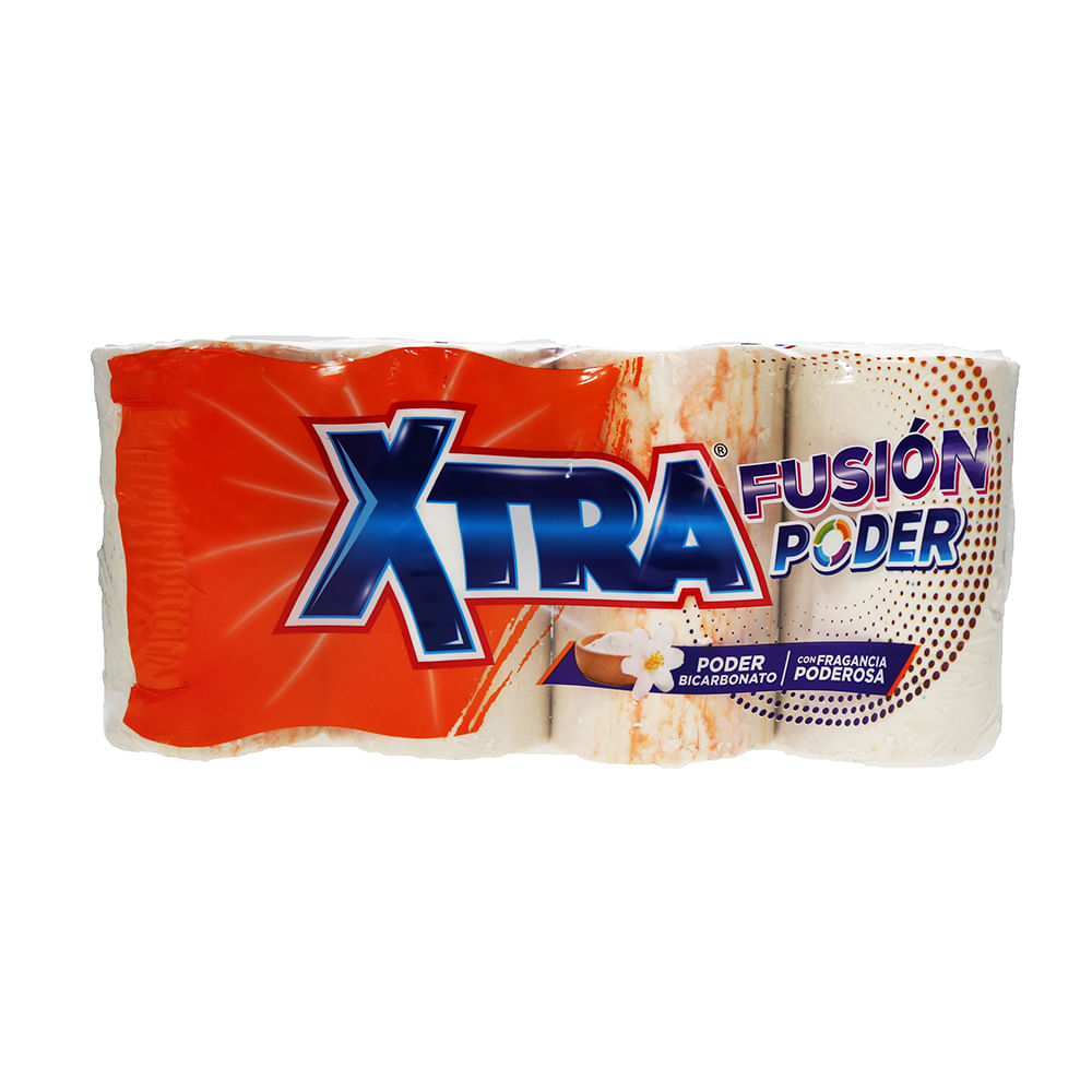 4Pack Jabón Xtra Fusion Poder Bicarbonato 1600 Gr