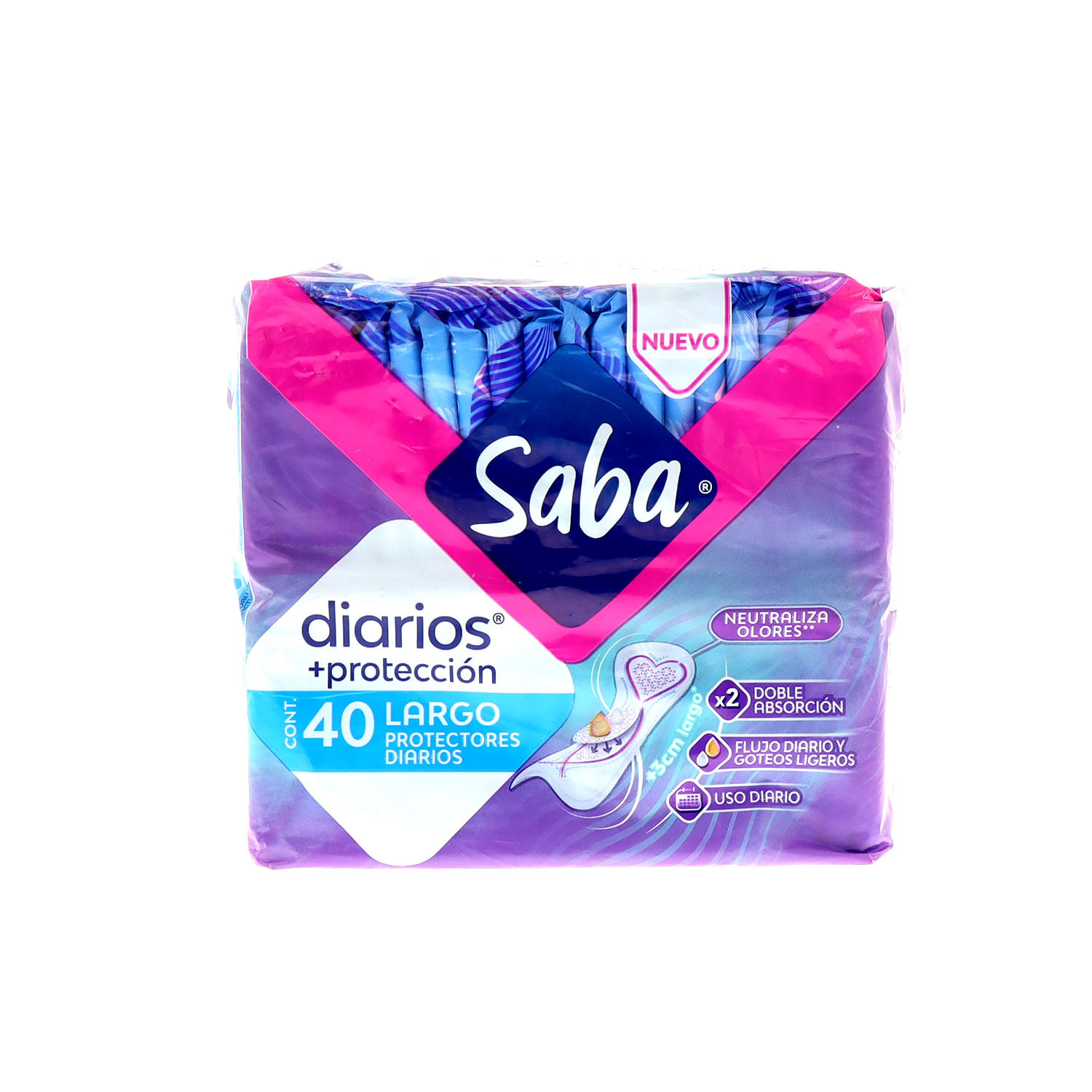 Protector Diario Saba +Protección Largo 40Un