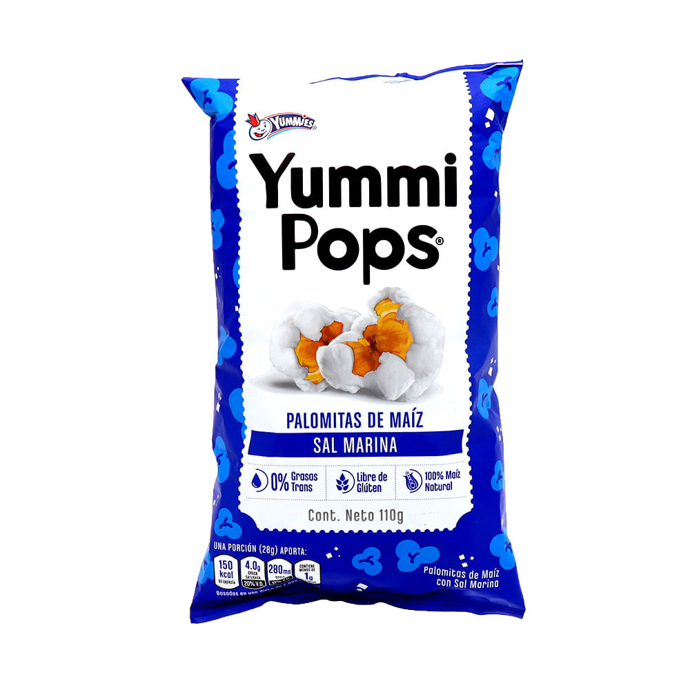 Palomitas De Maiz Yummies Yummi Pops Sal Marina 110 Gr