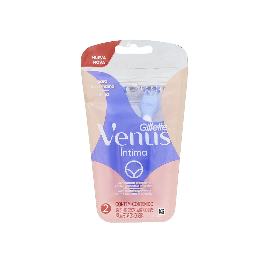 Máquina Para Afeitar Gillette Venus íntima 2 Un