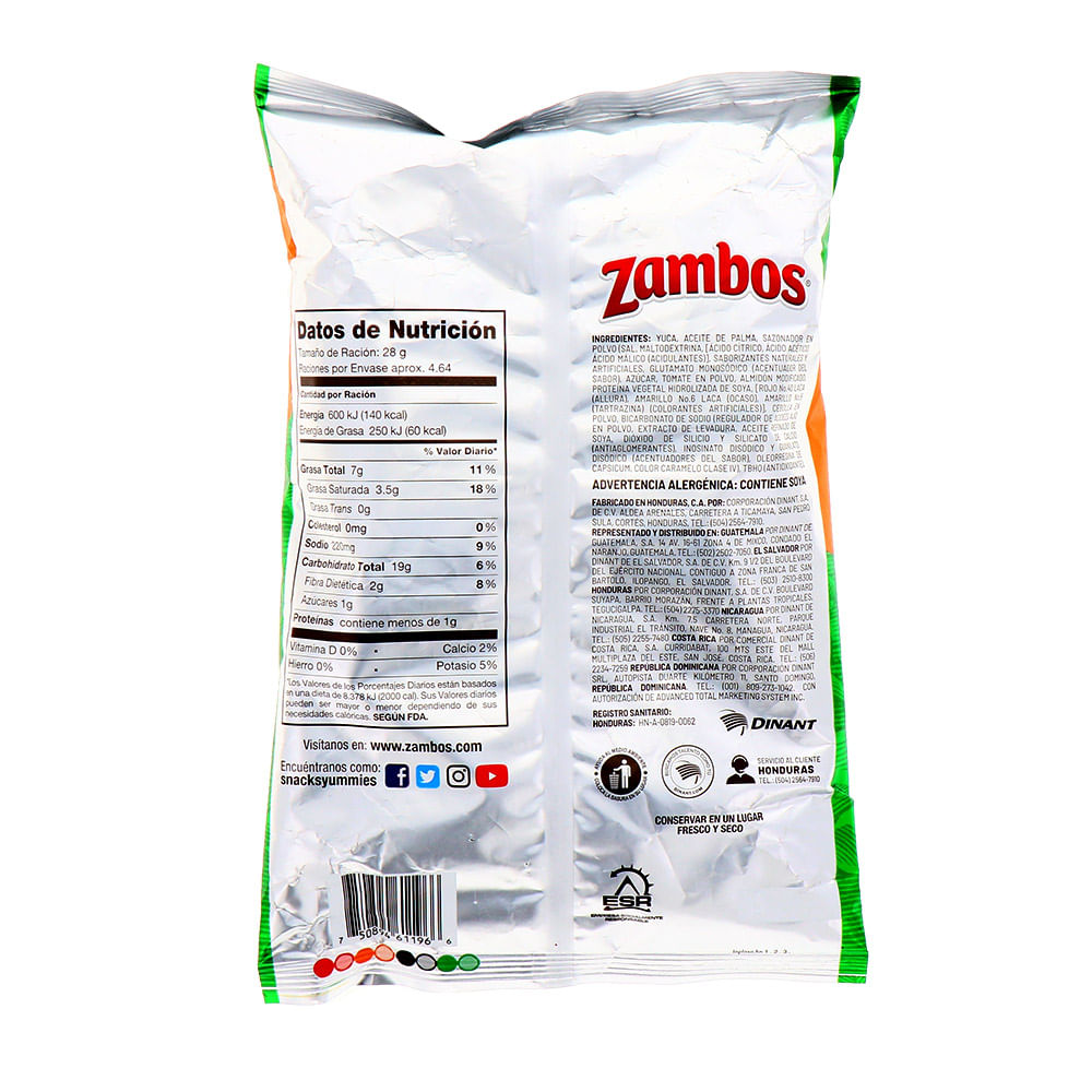 Churro Zambo Yuquitas Chile Toreado 130 Gr