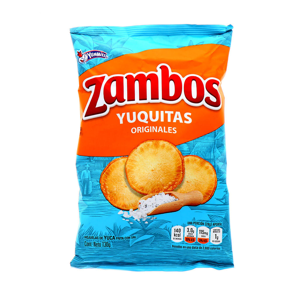 Churro Zambo Yuquitas Originales 130 Gr