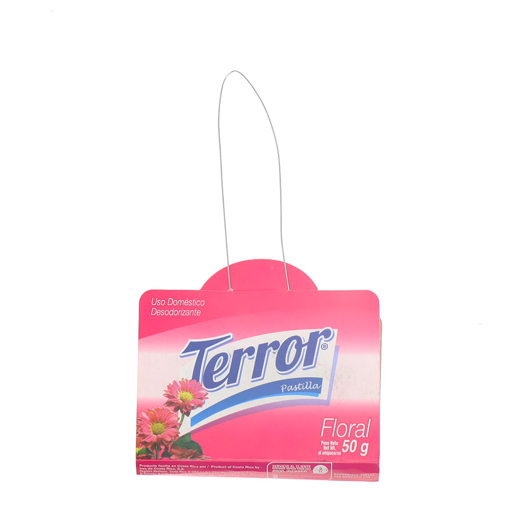 Pastilla Desodorizante Terror Floral 50 Gr