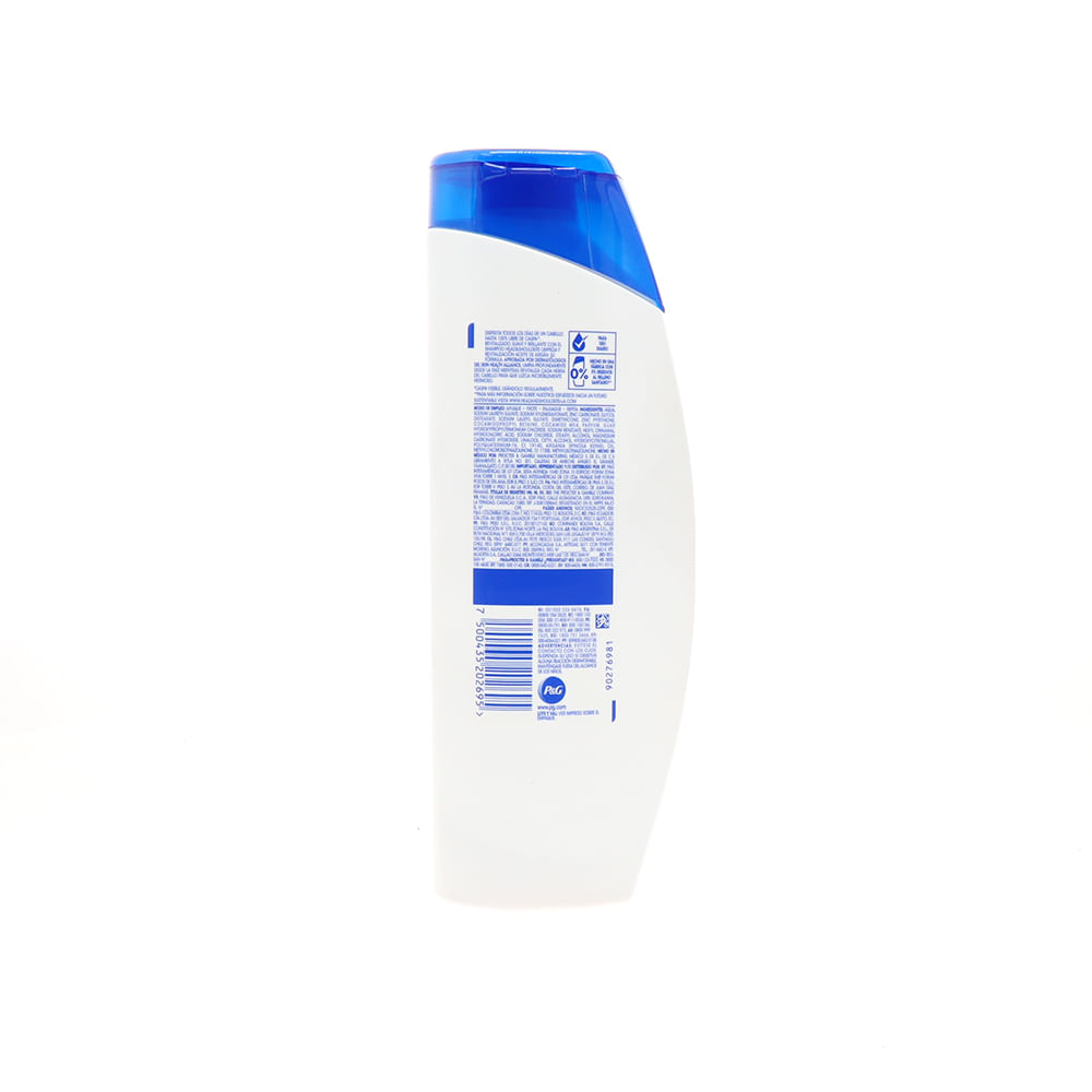 Shampoo Head&Shoulders Limpieza Revitalización Aceite Argán 375Ml