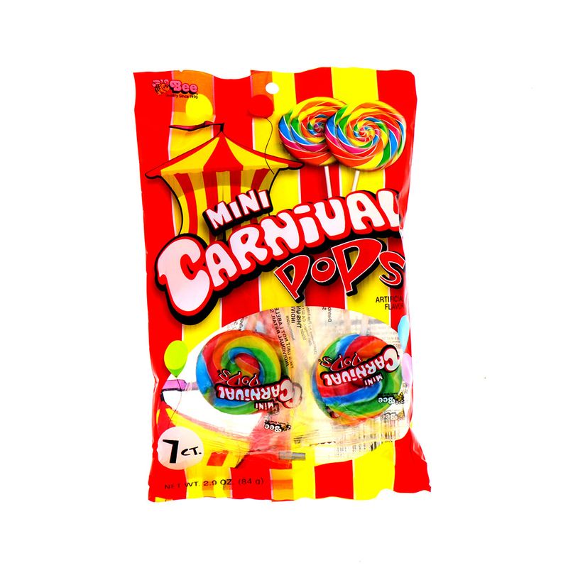 Paleta Bee Mini Carnival Pops 2.9 Oz