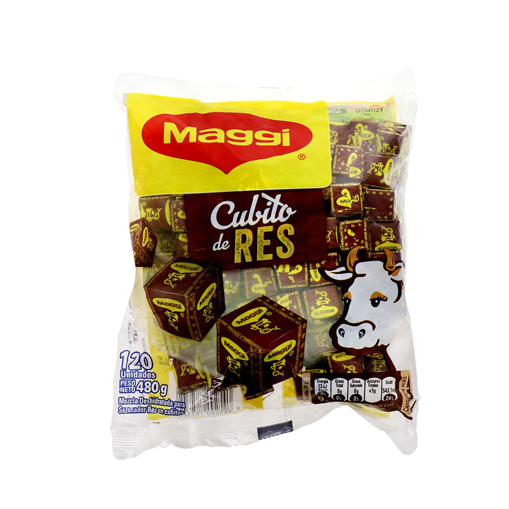 Cubito Maggi De Res 120 Un 480 Gr