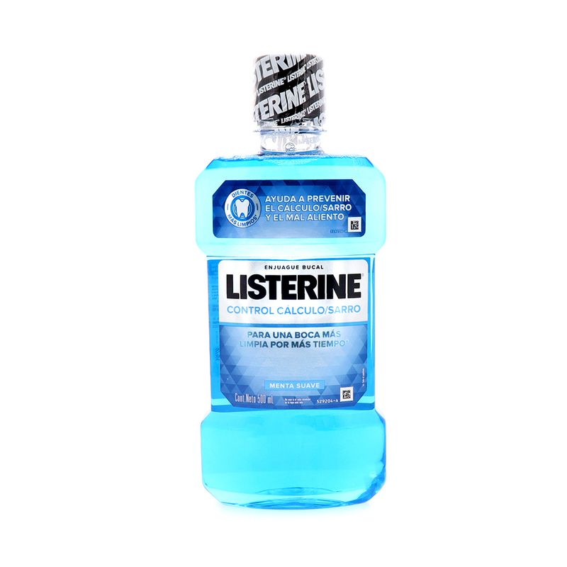 Enjuague Bucal Listerine Control Sarro Menta Suave 500Ml Enjuague Bucal Listerine Control Sarro Menta Suave 500Ml