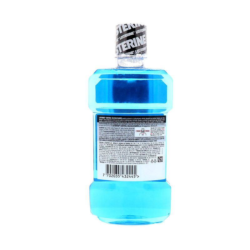Enjuague Bucal Listerine Control Sarro Menta Suave 500Ml Enjuague Bucal Listerine Control Sarro Menta Suave 500Ml
