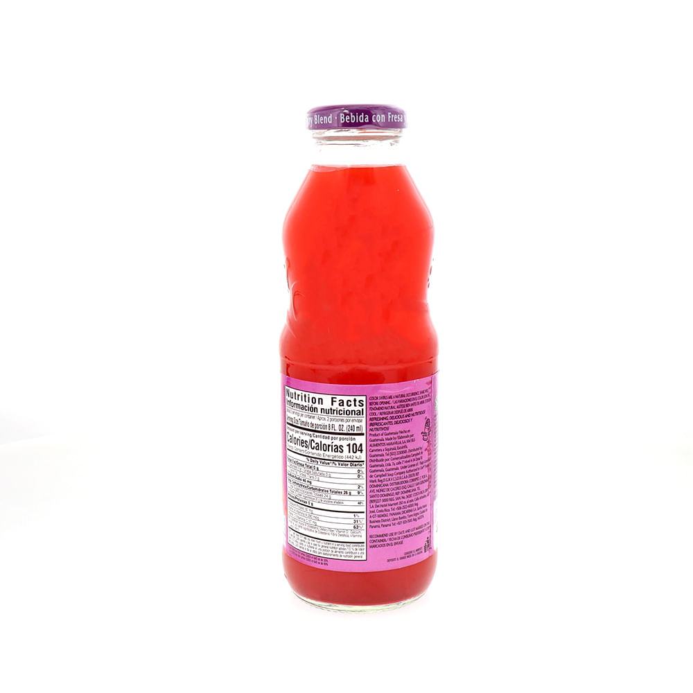 Bebida/Jugo V8 Splash Berry Blend 473 Ml