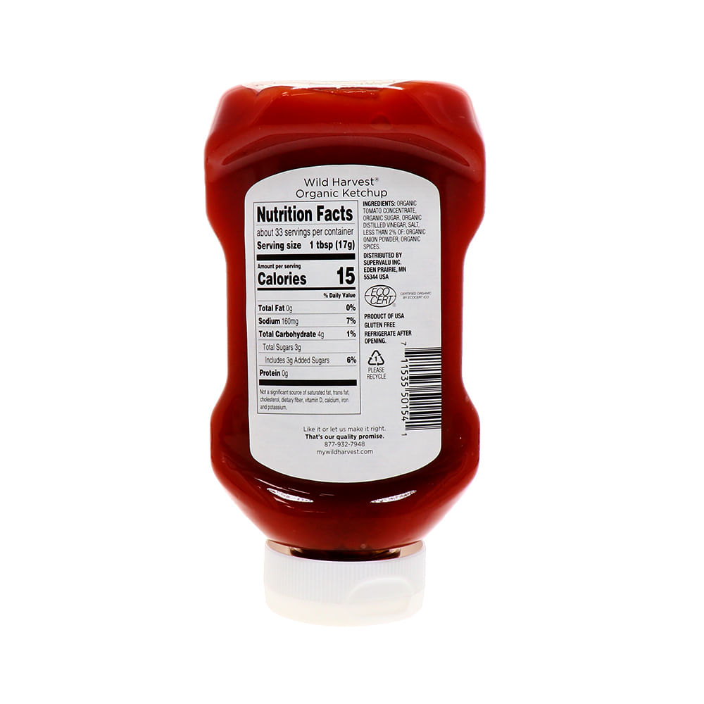 Salsa De Tomate Wild Harvest Orgánica 20 Oz