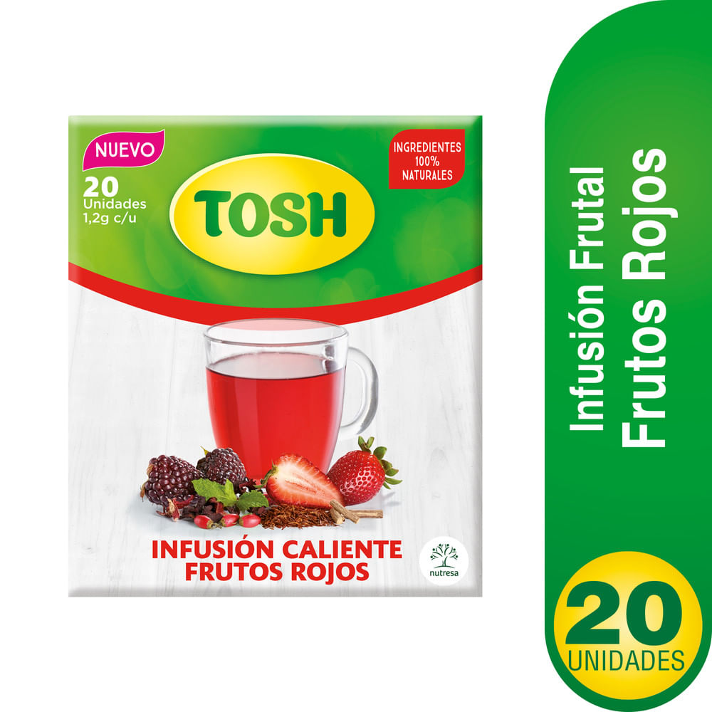 Infusión Te Tosh Caliente Frutos Rojos 20Un 24 Gr