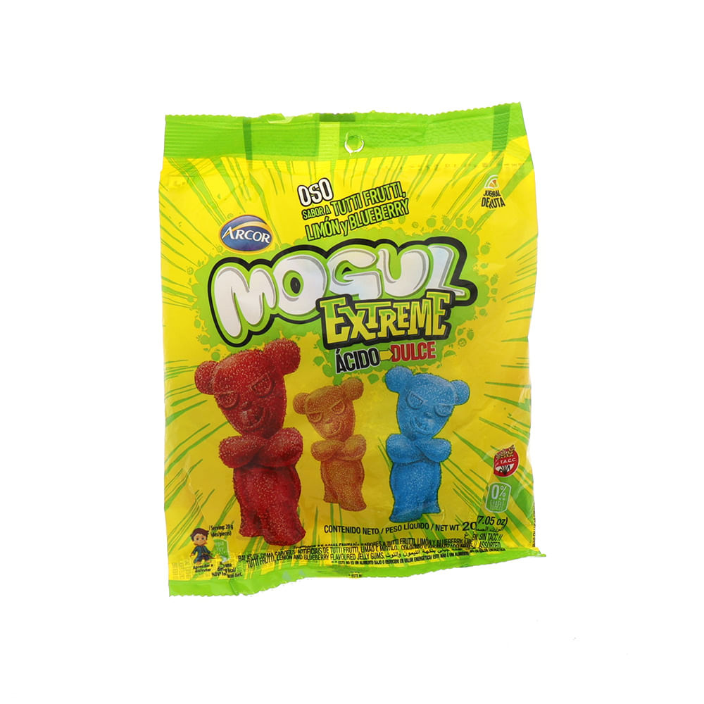 Gomitas Arcor Mogul Extreme Ácido Dulce 200 Gr