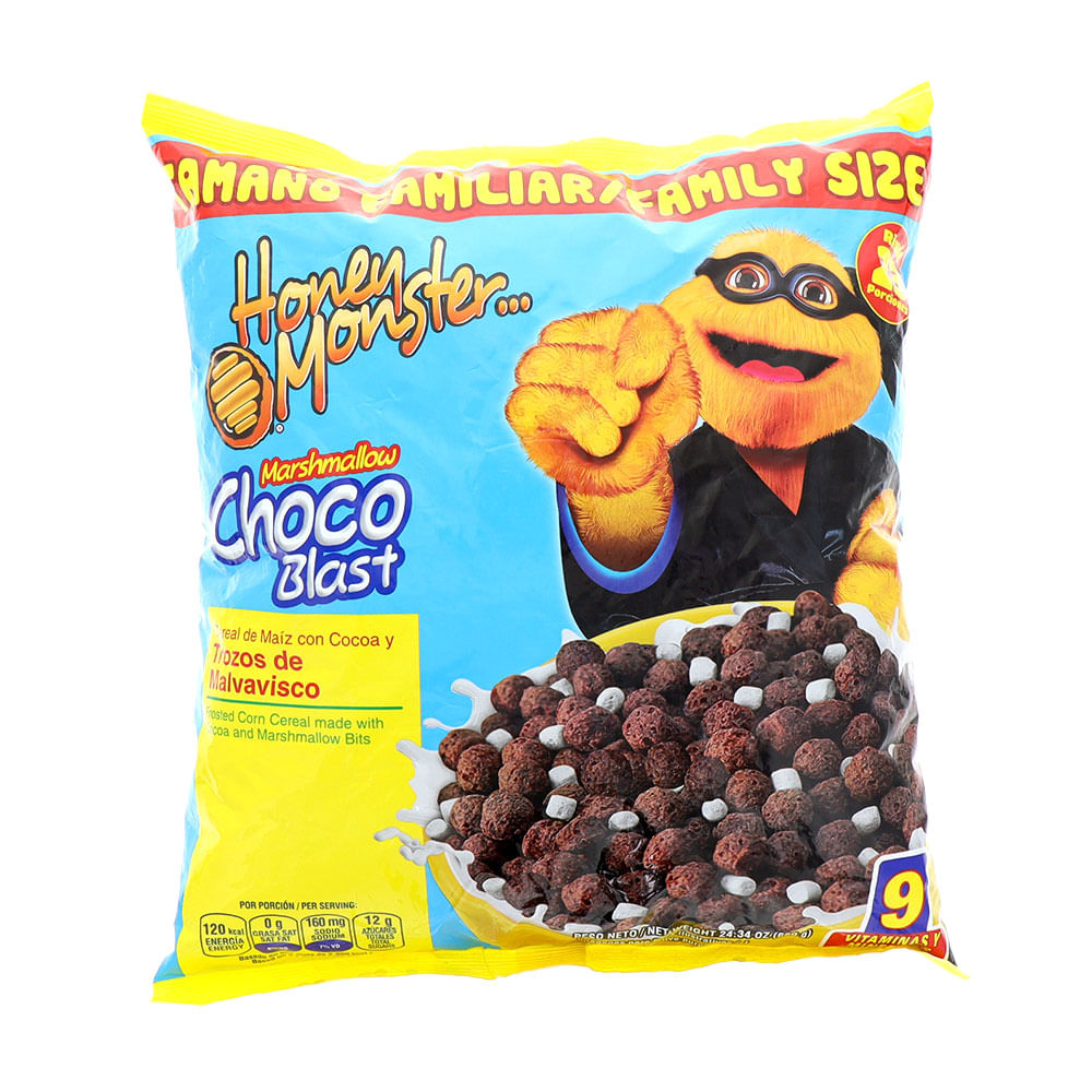 Cereal Honey Monster Marshmallow Choco Blast 690 Gr
