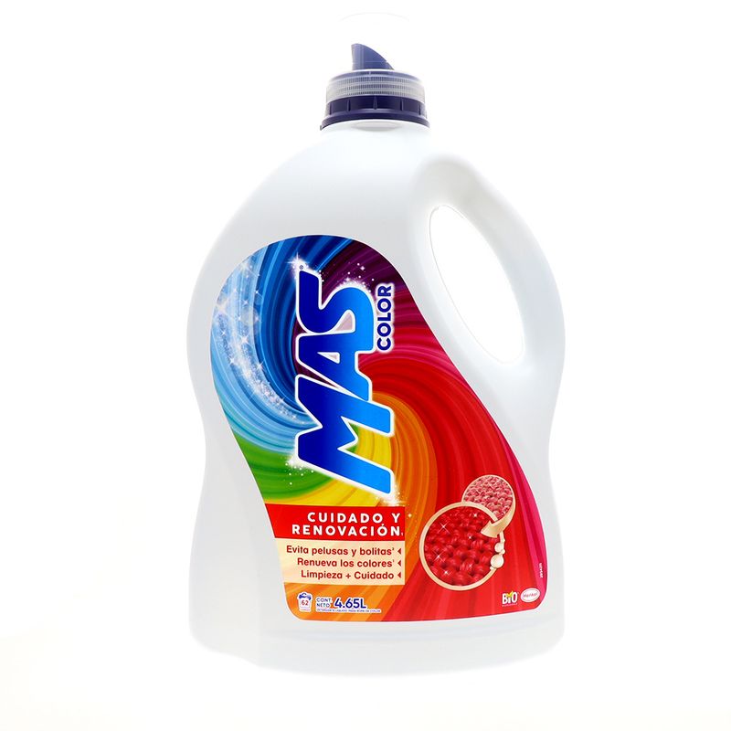Detergente Líquido Mas Color Cuidado&Renovación 4.65 Lt