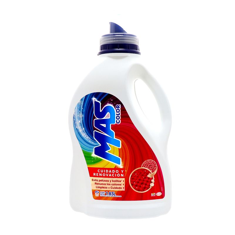 Detergente Líquido Mas Color Cuidado&Renovación 1.83 Lt