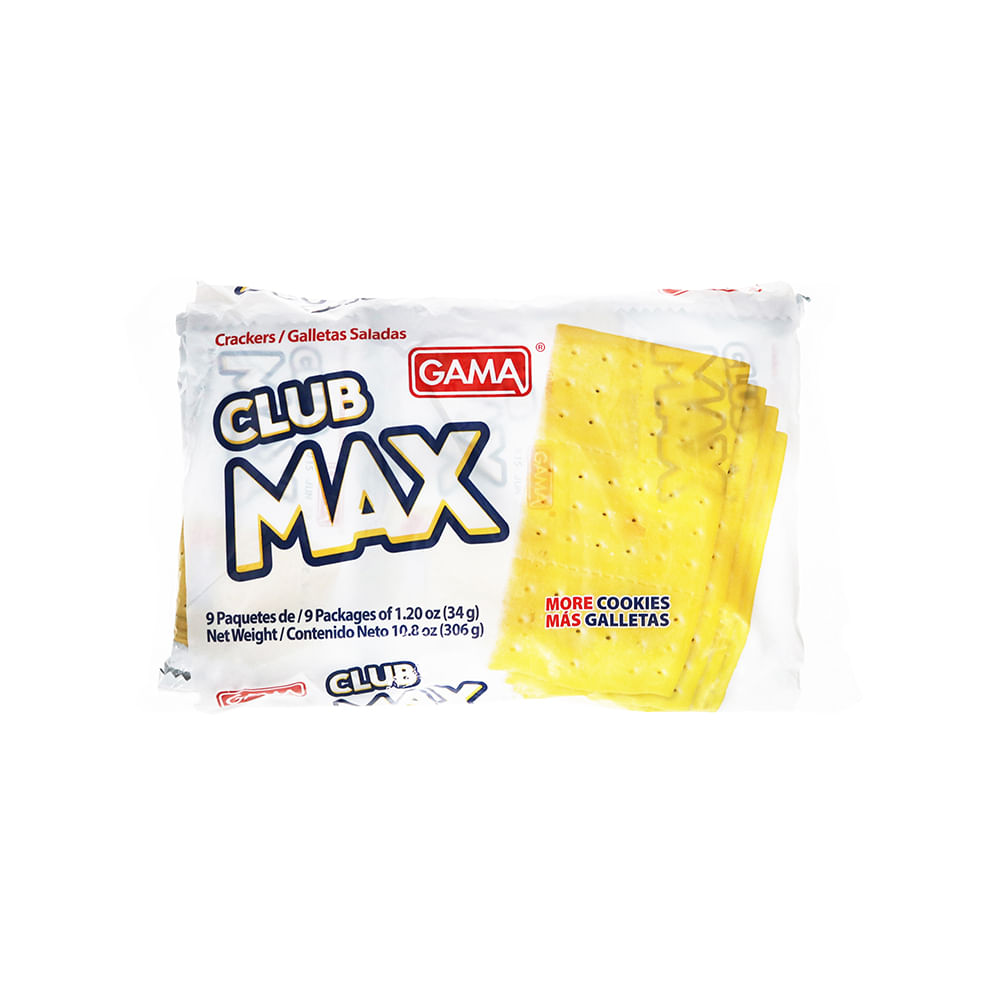 Galleta Gama Salada Club Max 306 Gr
