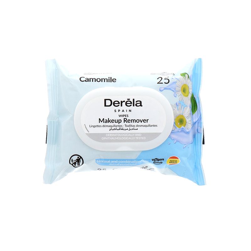 Toallita Desmaquillante Derela Manzanilla 25Un