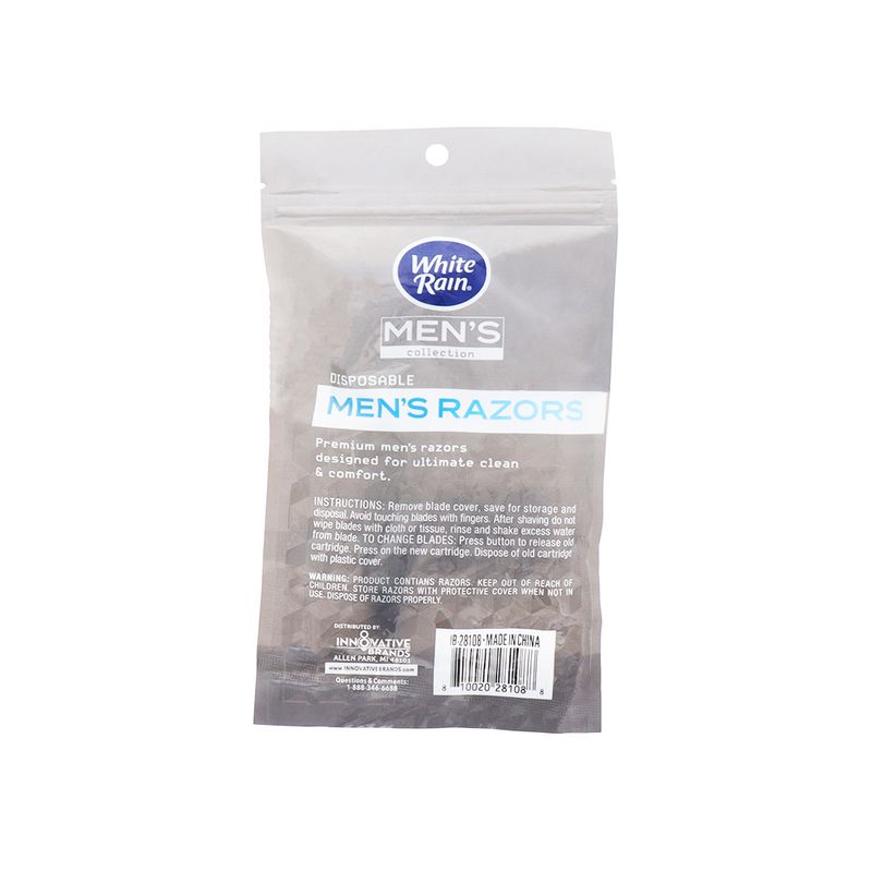 Rasuradora White Rain Caballero + 3 Cuchillas