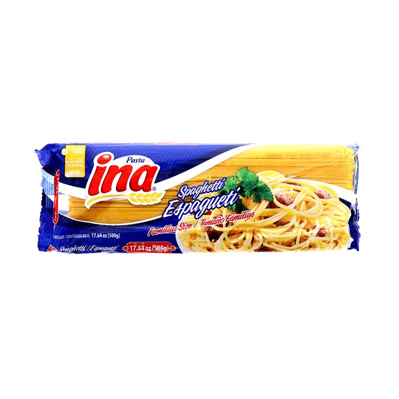 Espagueti Pasta Ina Familiar 500 Gr