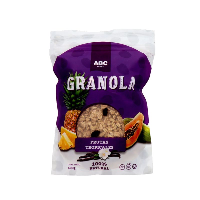 Granola Abc Frutas Tropicales 400 Gr